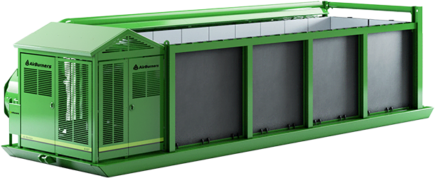 Air Burners S-300 Series FireBox Air Curtain Incinerator