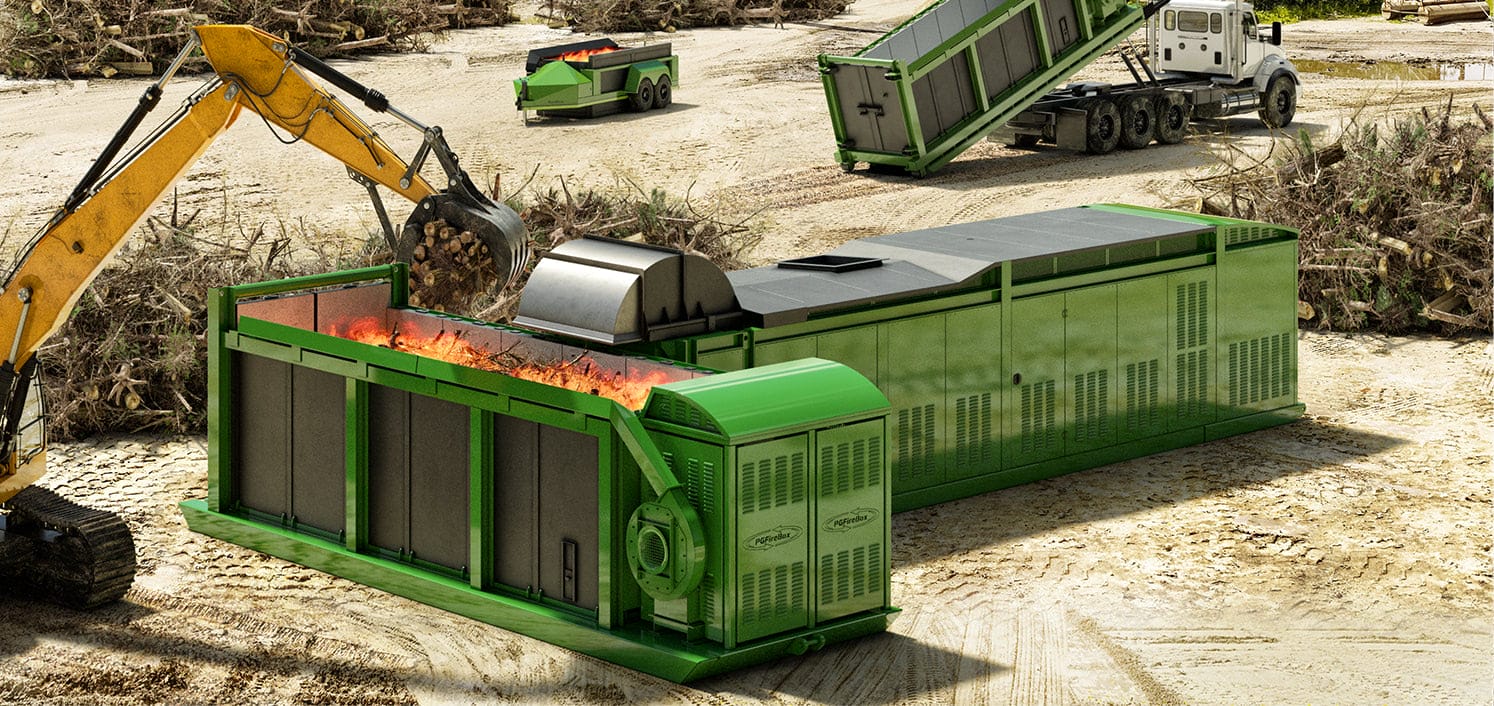 Air Curtain FireBoxes: Eco-Friendly Wood Waste Burners | Air Burners