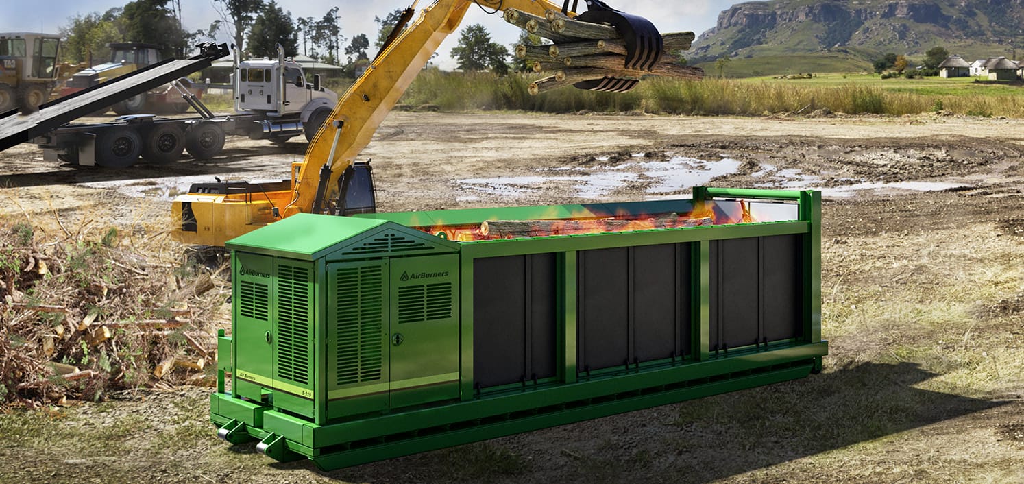 Commercial Land Clearing & Forestry Equipment vs. Air Curtain Burner ...